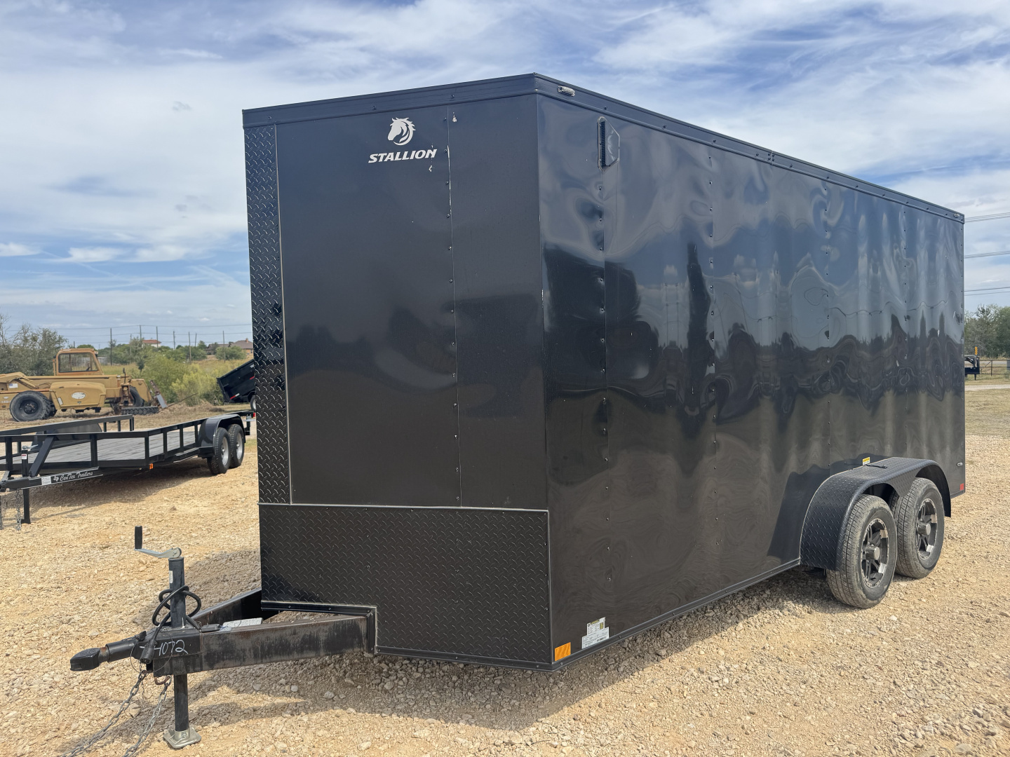 Used 2024 Stallion Manufacturing LLC SM716TA2 Cargo / Enclosed Trailer ...