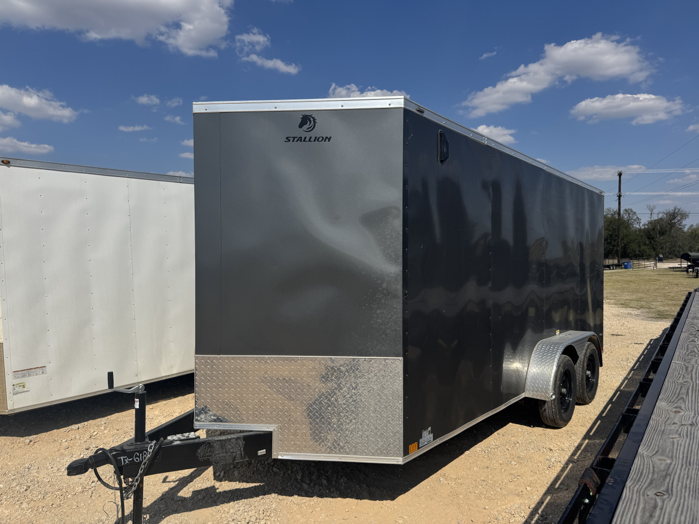 Used 2024 Stallion Manufacturing LLC SM716TA2 Cargo / Enclosed Trailer ...