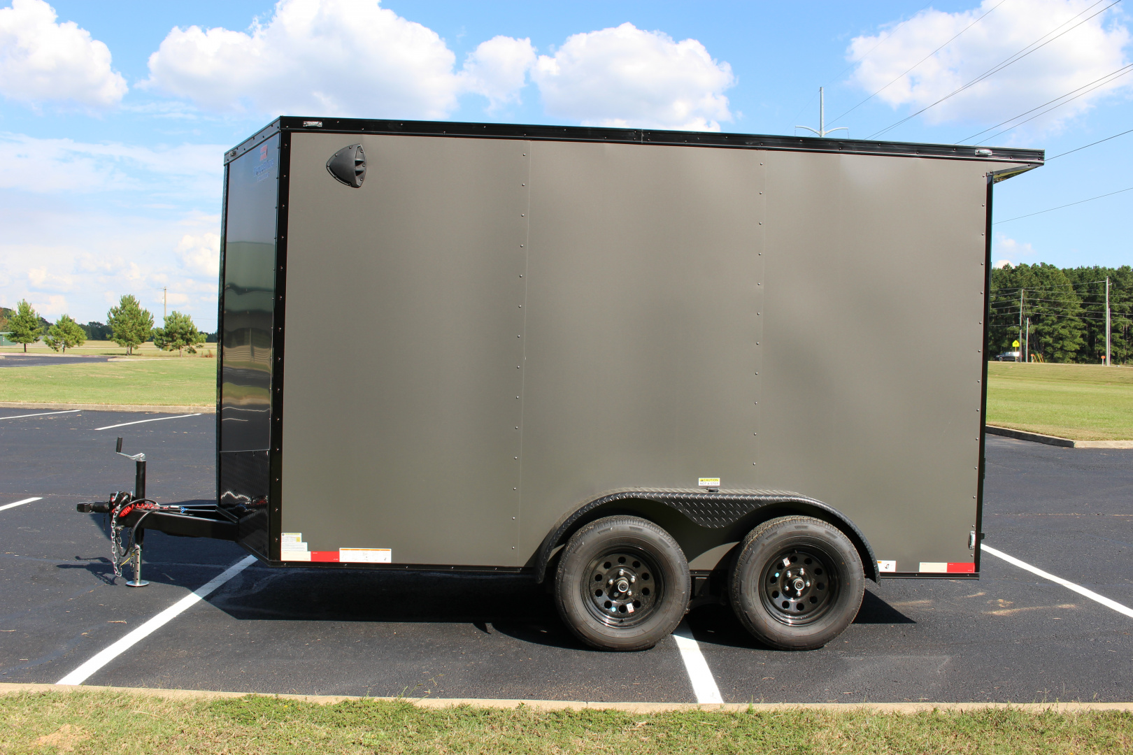 New 2025 True Blue Trailers 7x14 Enclosed V-Nose Trailer Cargo ...