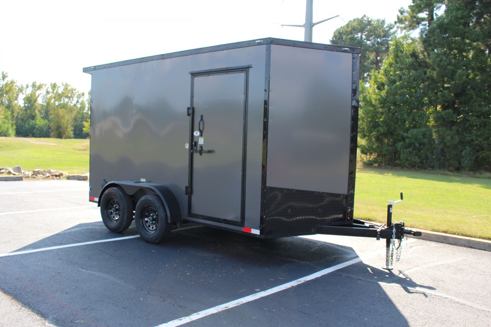 New 2025 True Blue Trailers 7x14 Enclosed V-Nose Trailer Cargo ...