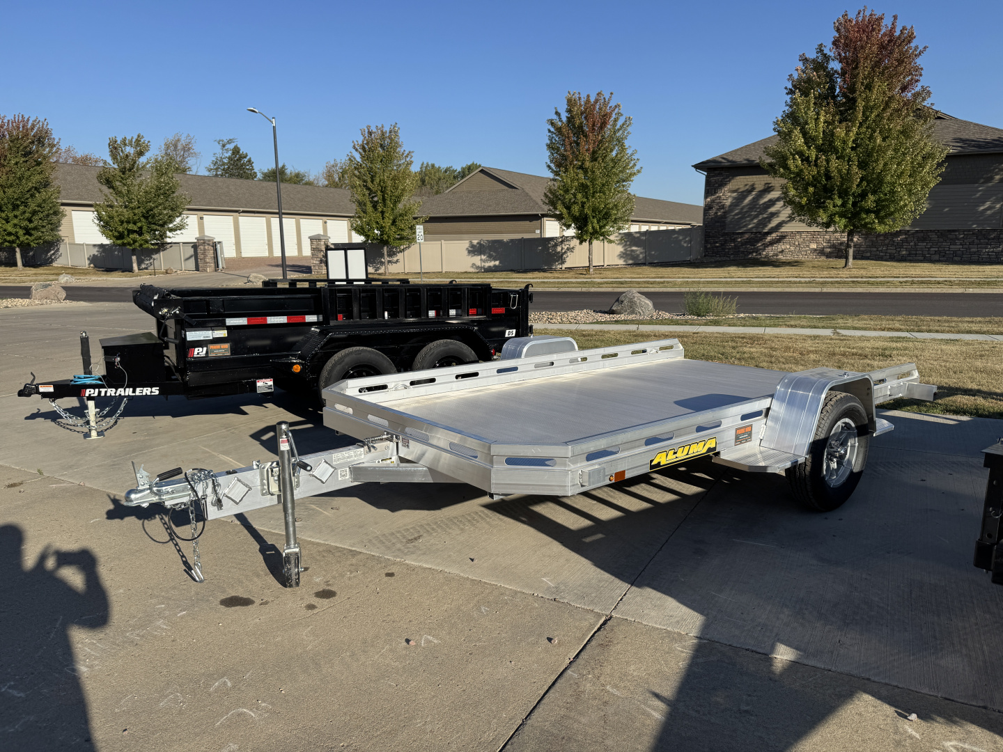 New 2026 Aluma 7712H Tilt 3k Utility Trailer for sale in Harrisburg, SD