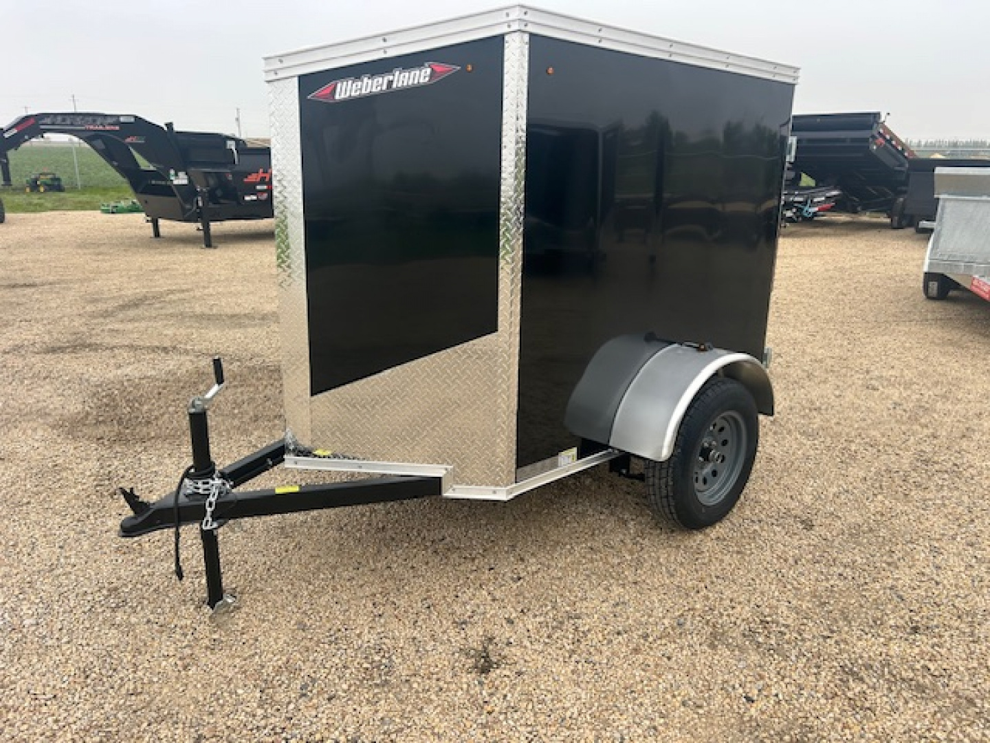 New 2026 Weberlane 4'X6ft Cargo / Enclosed Trailer for sale in Manitoba,