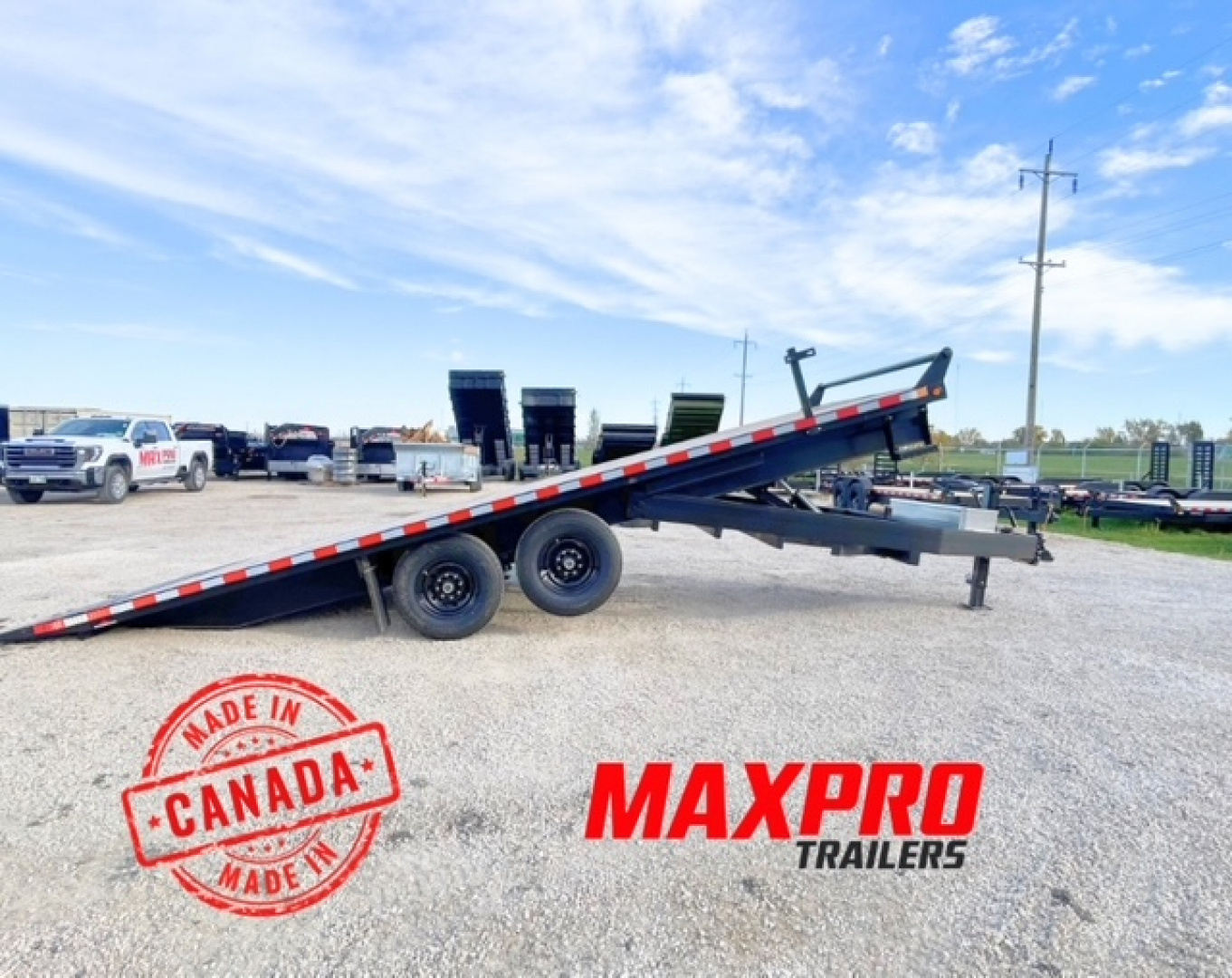 New 2026 Canada Trailers 24ft deck over Tilt Trailer for sale in Manitoba,