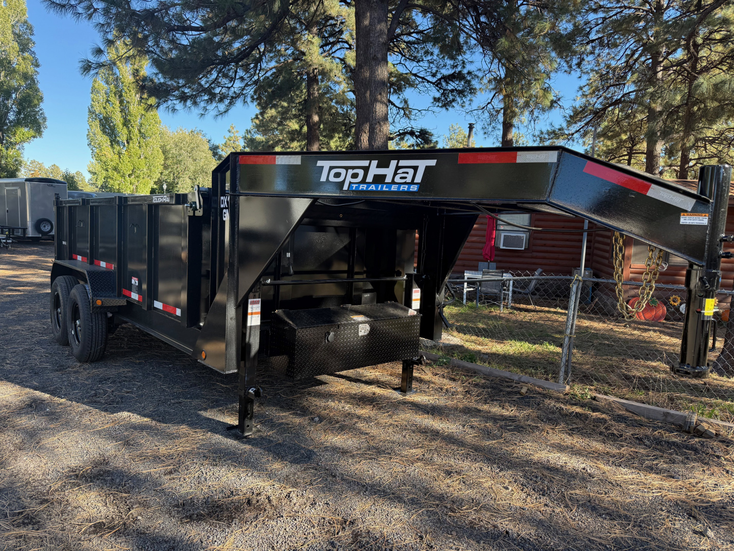 New 2026 Top Hat Trailers 7'X14' Gooseneck Dump Trailer 14000 lb G.V.W ...