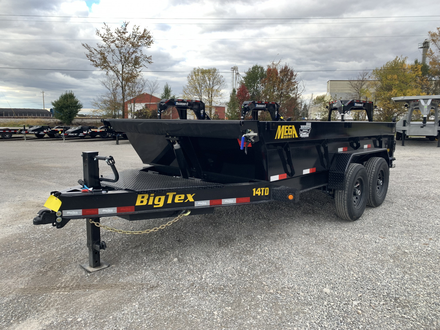 New 2026 Big Tex Trailers 14TD-14C2A-BK (83" x 14') 14K High Side Dump ...