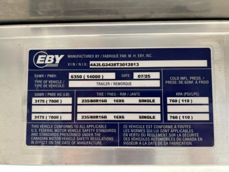 New 2026 EBY MAVERICK Stock / Stock Combo Trailer for sale in Rushford, MN