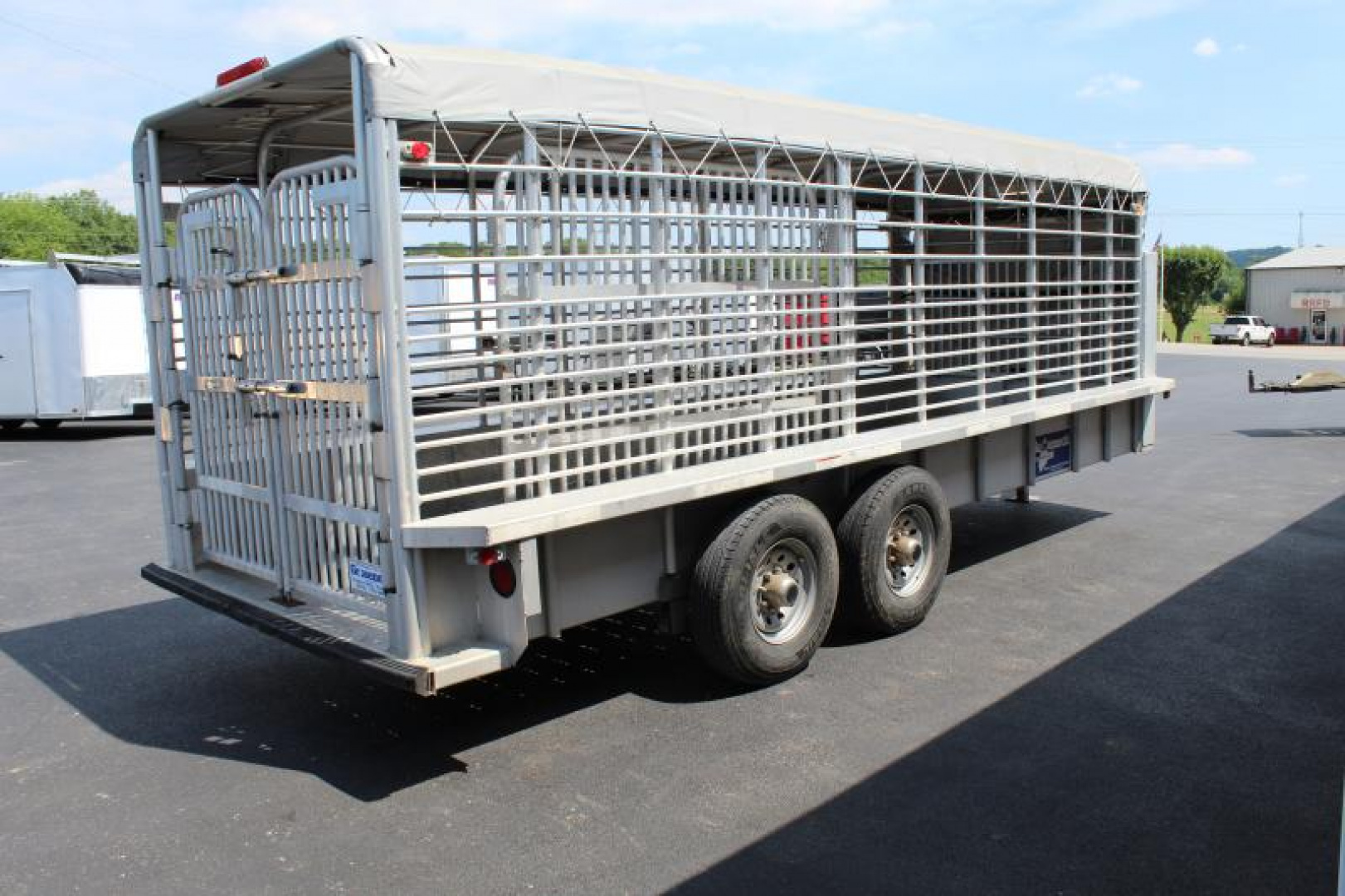 Used 2012 Gooseneck Gooseneck Aluminum Stock Trailer Stock / Stock ...