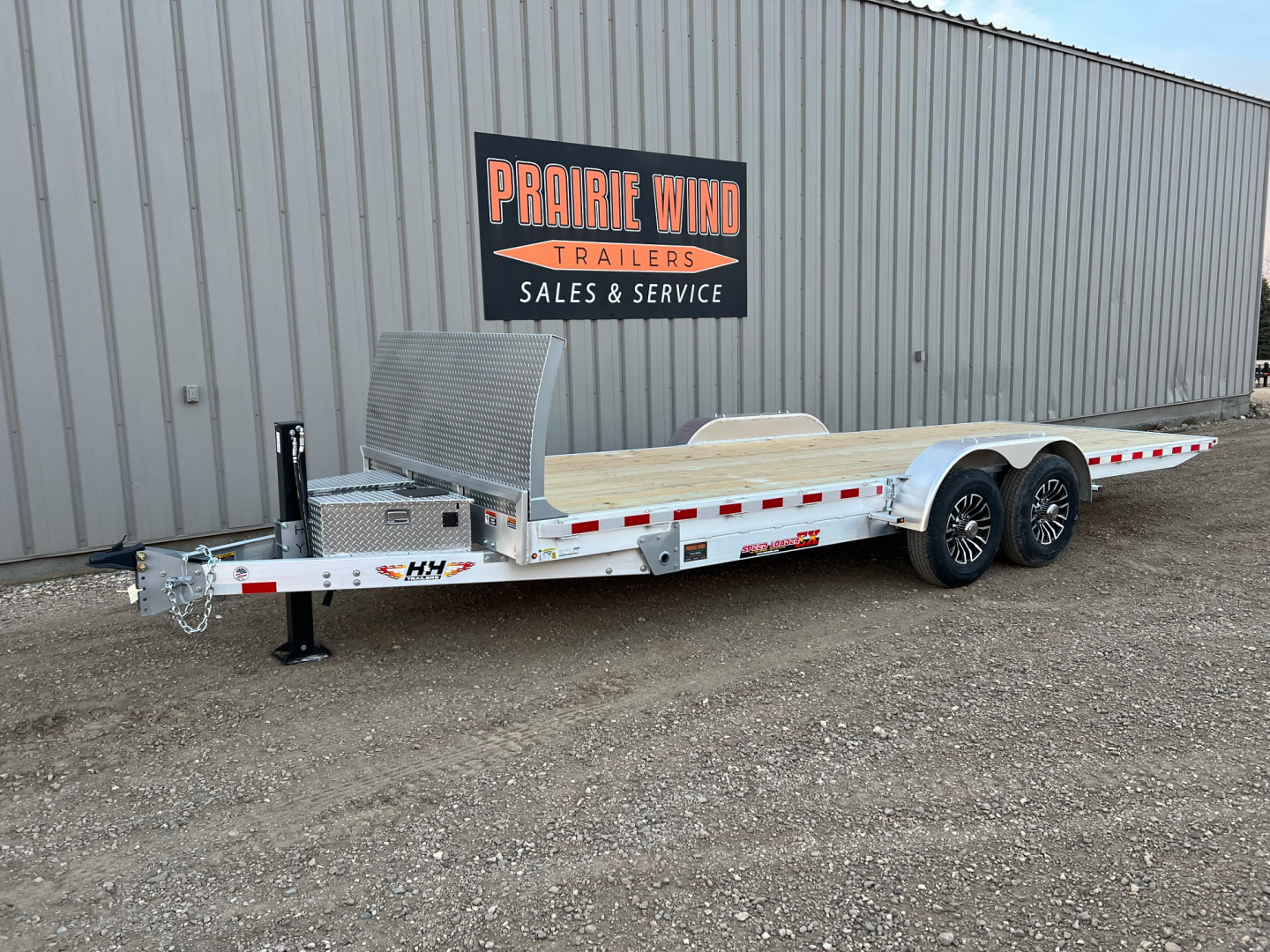 New 2026 H&H Trailers 22' Aluminum Speed Loader Tilt Trailer for sale ...