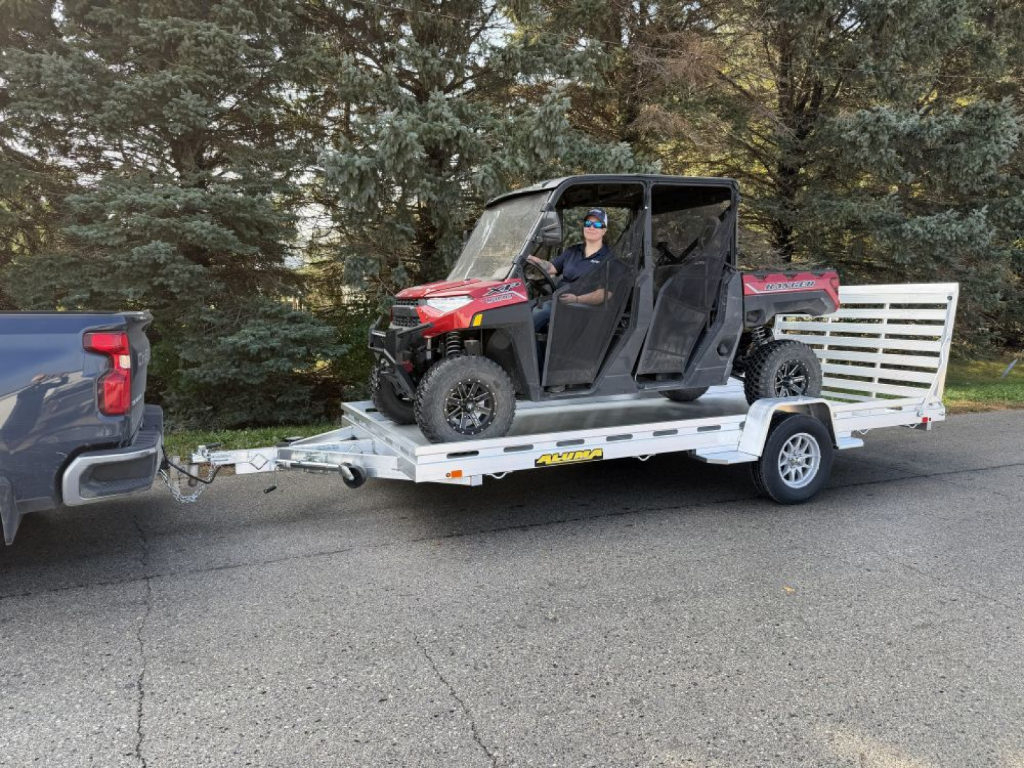 New 2026 Aluma 80 X 14 TG Utility Trailer for sale in Laurel, MT