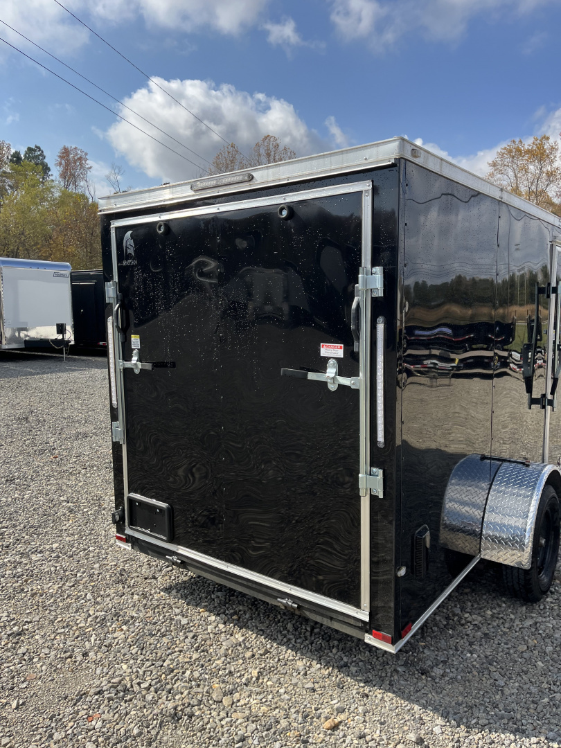 Used 2024 Spartan 6x12 Enclosed Trailer, 6'3" Interior, Rear Ramp Door ...