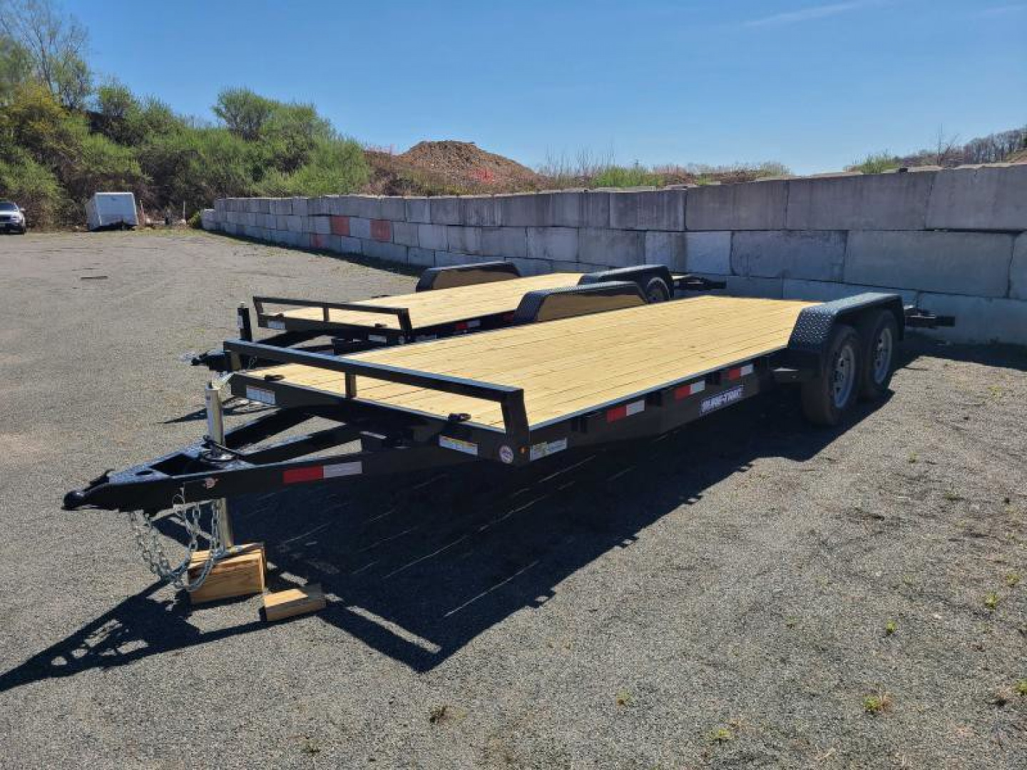 New 2026 7x18 7K Wood Deck Car Trailer - Sure-Trac for sale in Wharton, NJ