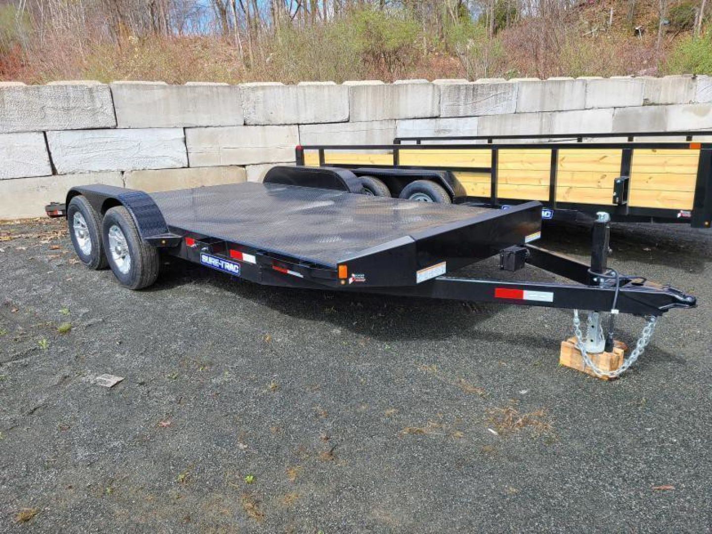New 2026 7x20 10K Steel Deck Car Trailer - Sure-Trac