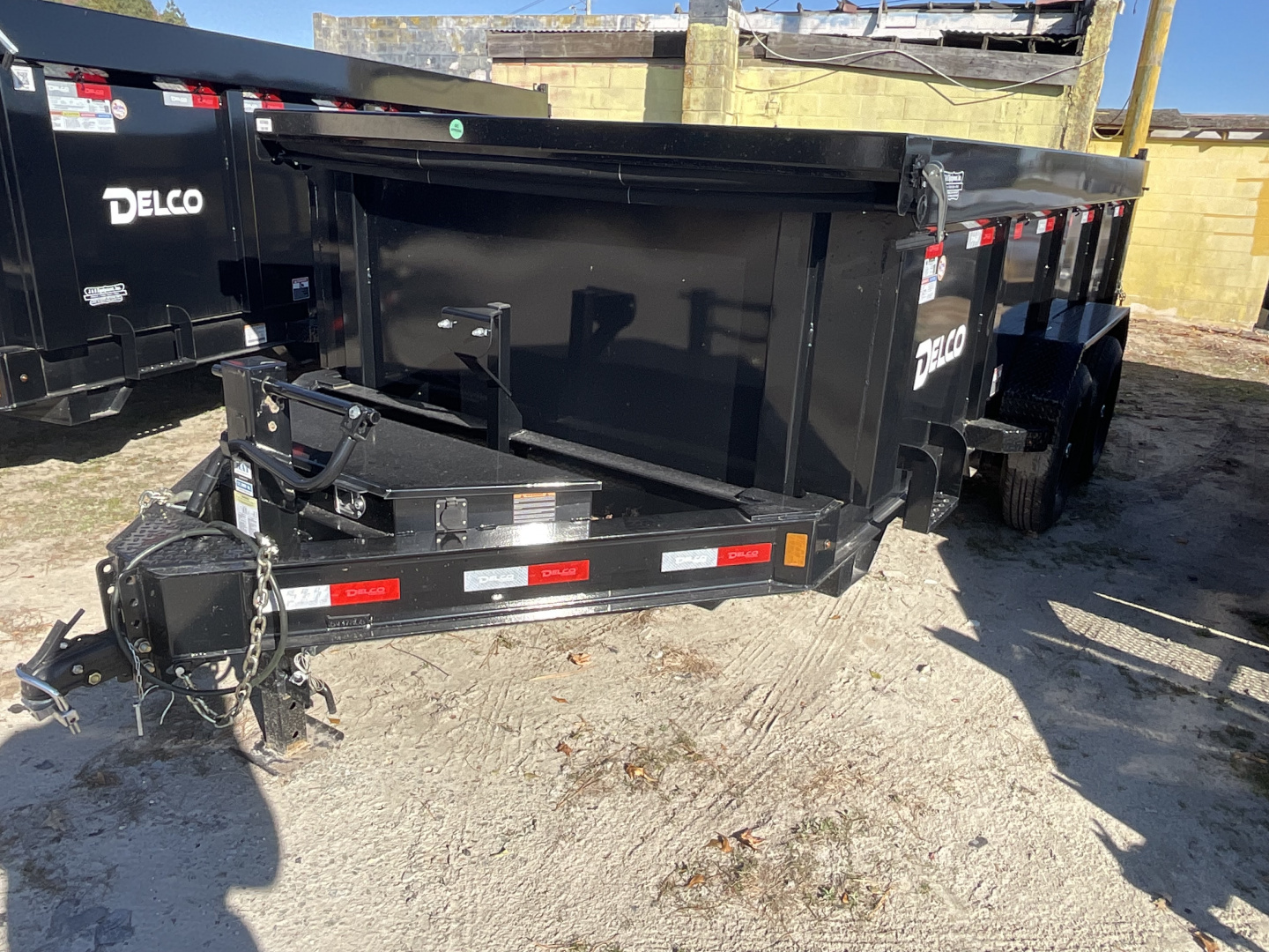 New 2025 Delco Trailers 23829 14’ Low Pro Dump Dump Trailer