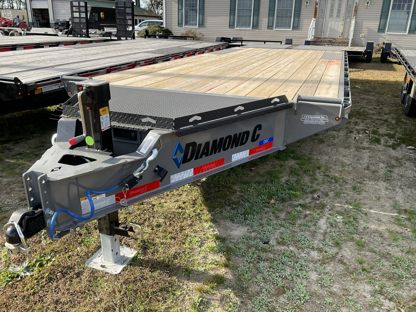 New 2026 Diamond C Trailers 23913 gray 24’ DEC 207 Equipment Trailer ...