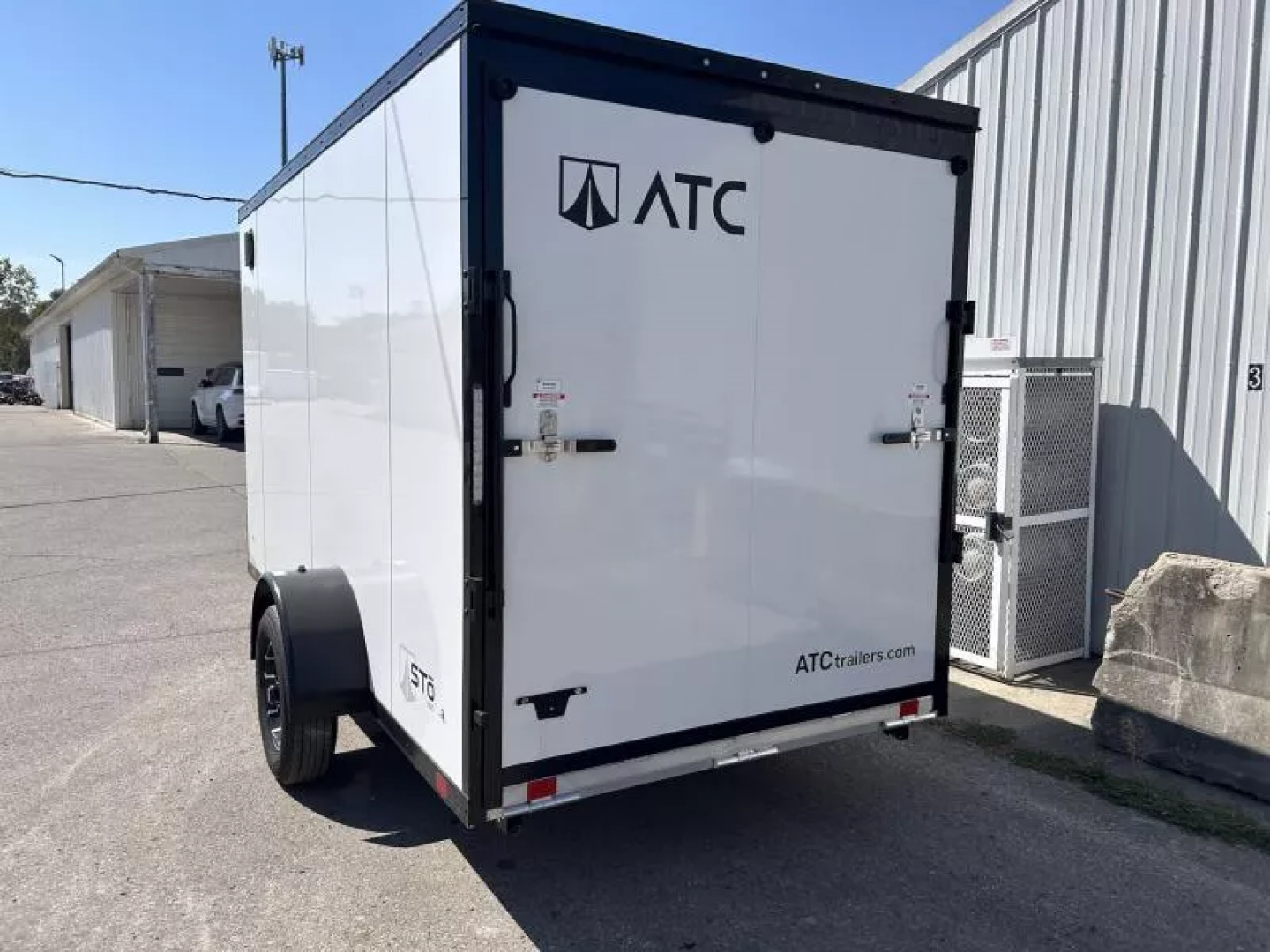 New 2026 ATC 6 X 12 FT ST300 CARGO TRAILER RAMP DOOR 6 FT 6 IN INTERIOR ...