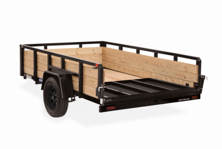 New 2026 Sure-Trac 7x12 Single Axle Tube Top Utility Trailer