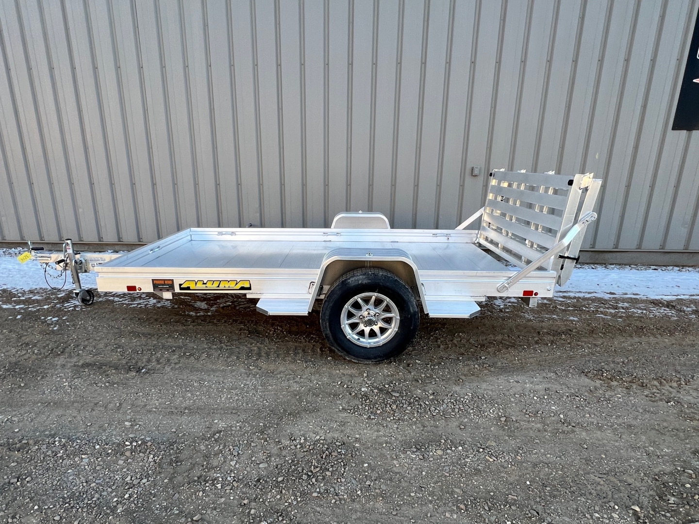 New 2026 Aluma 10' 6810H Aluminum Utility Trailer for sale in Humboldt, SD