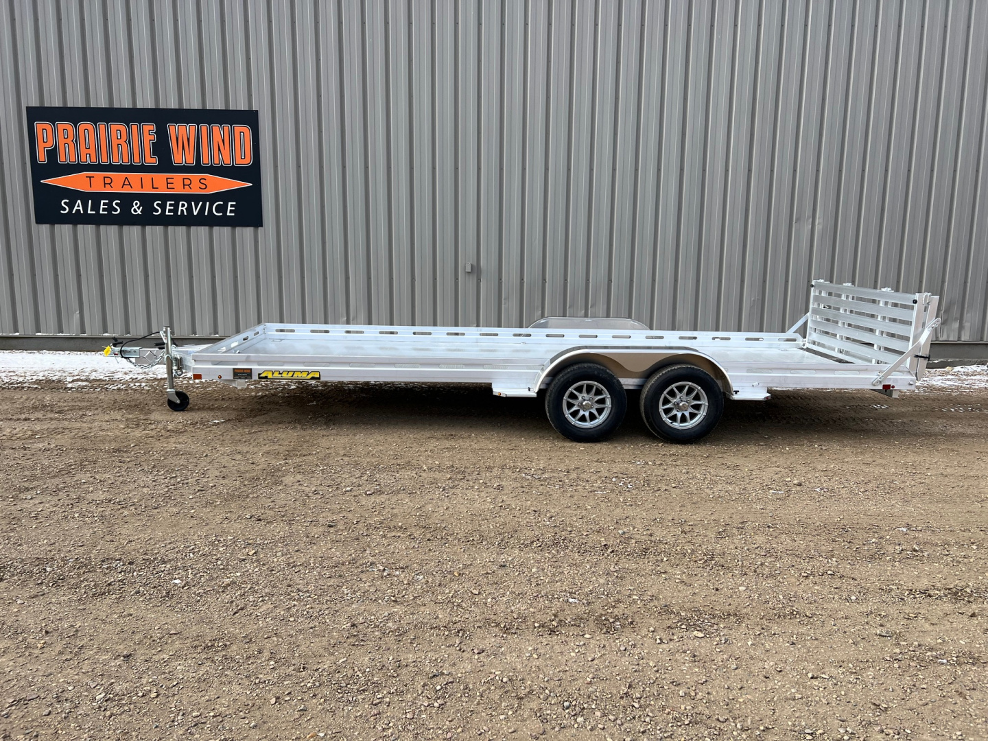 New 2026 Aluma 20' Aluminum 8020TA Utility Trailer for sale in Humboldt, SD