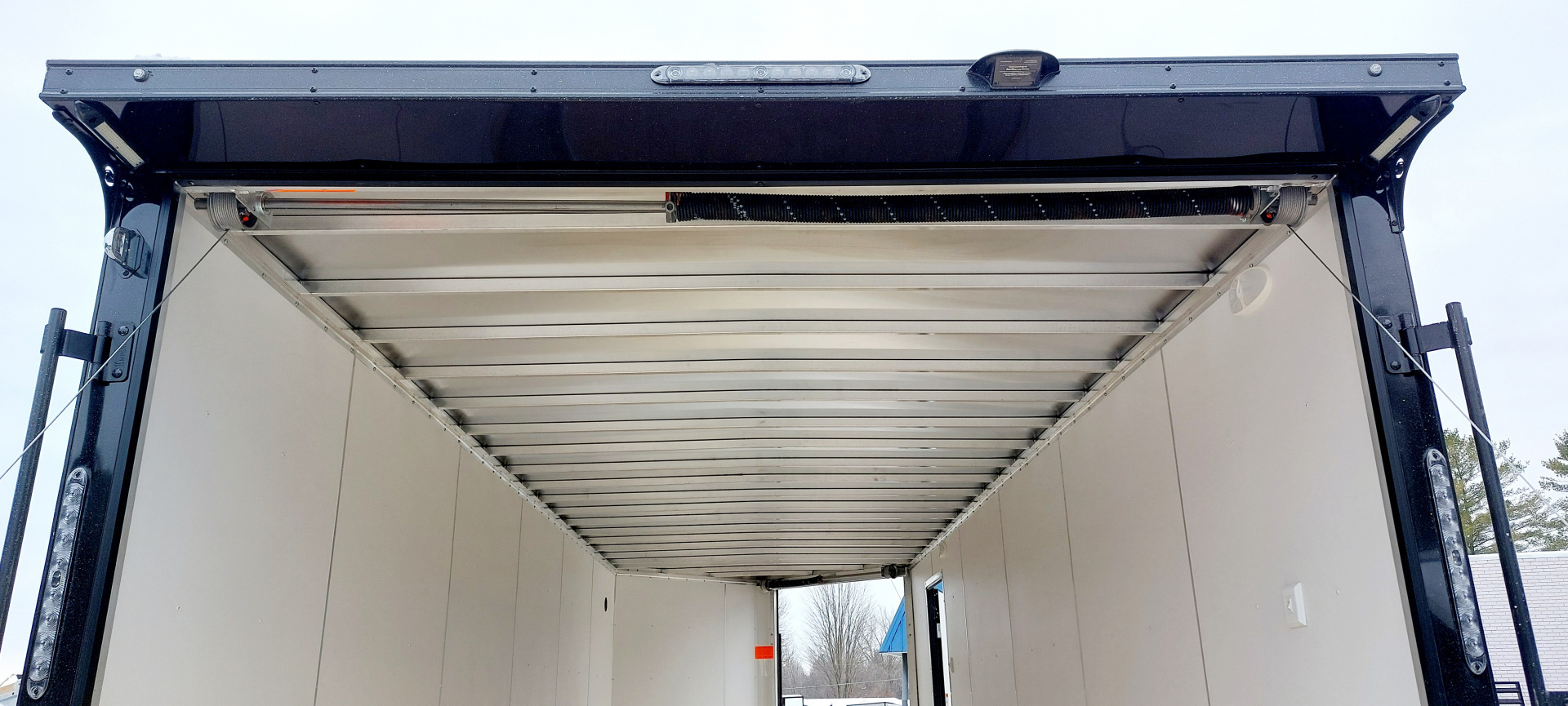 New 8' X 24 + 4 ENCLOSED CAR HAULER W/ SNOW PACKAGE ALL ALUMINUM 2026 ...