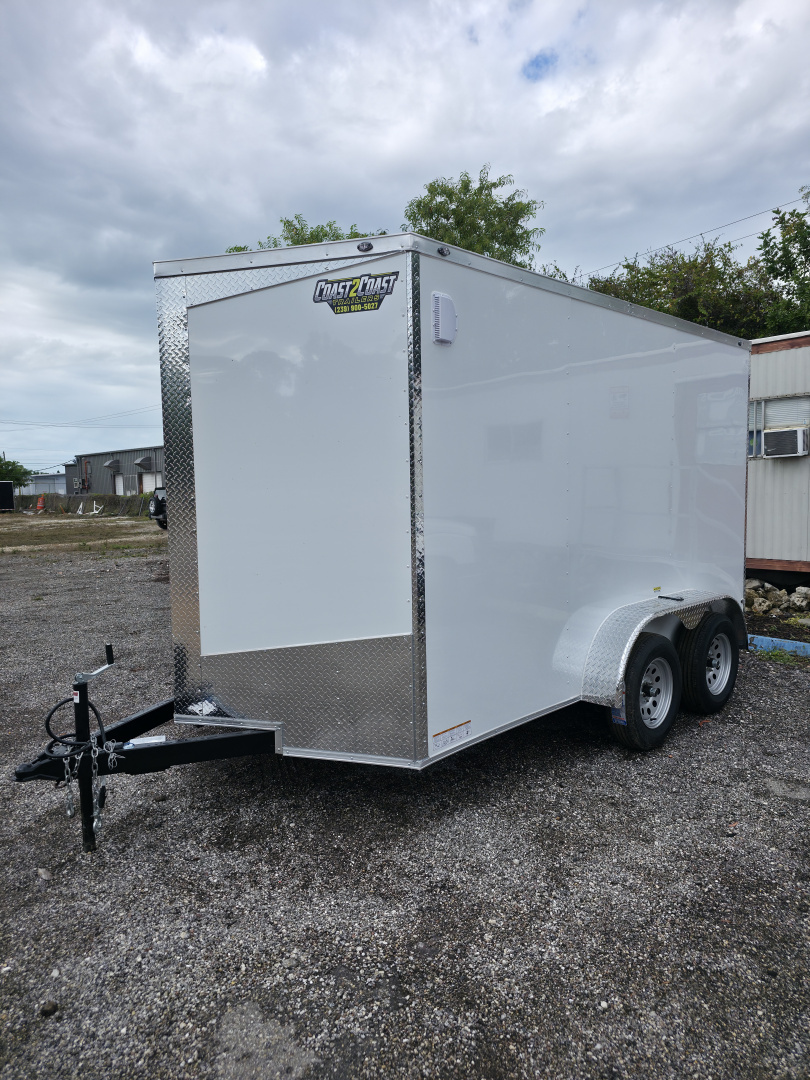 New 2026 7X12TA Enclosed Trailer Cargo for sale in Fort Myers, FL