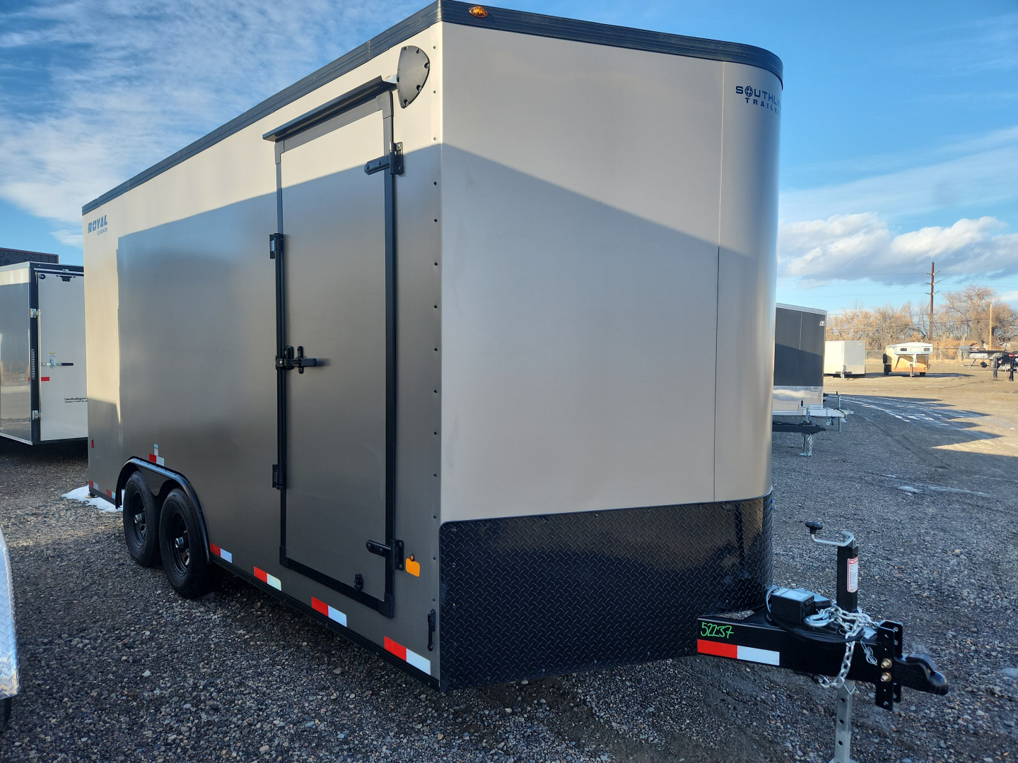 New 2026 Royal Cargo Trailers 8.5 X 16 +V WITH RAMP Cargo / Enclosed ...