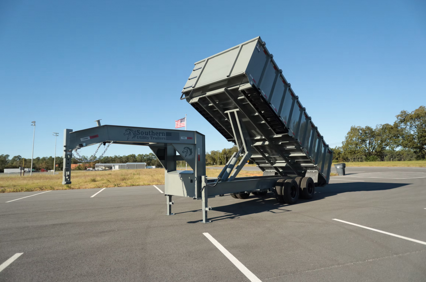 New 2026 Southern Utility 8.5X18 Gooseneck Dump Trailer 20K GVWR for ...