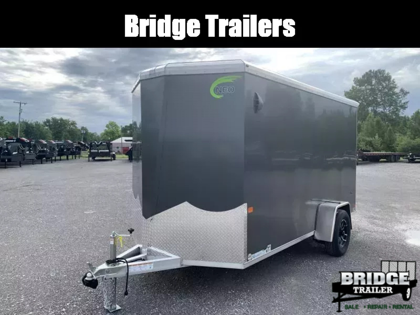 New 2026 NEO Trailers NAV126SR6B (6' X 12') 2.9K V-Nose Cargo ...