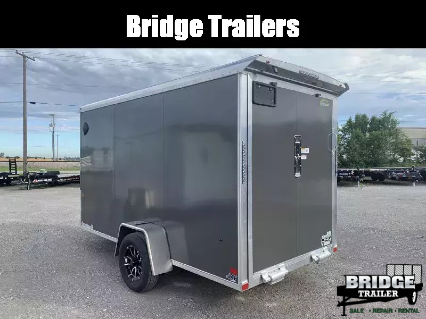 New 2026 NEO Trailers NAV126SR6B (6' X 12') 2.9K V-Nose Cargo ...