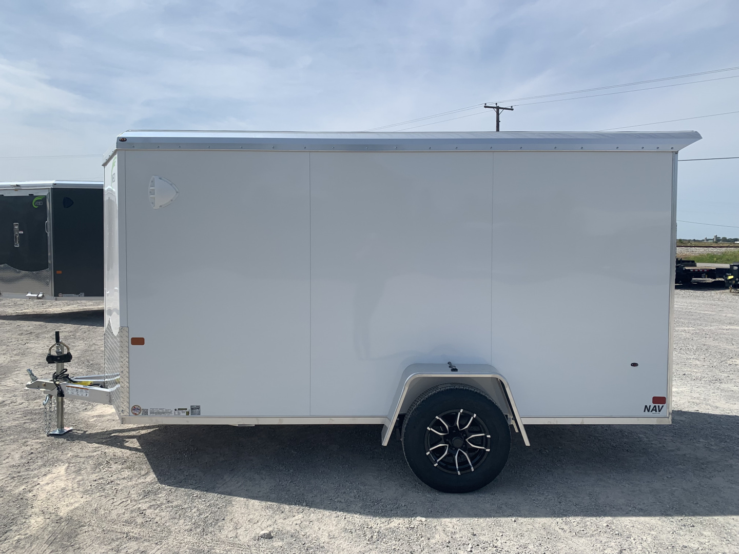 New 2026 NEO TRAILERS NAV126SRB (6' x 12') 2.9K V-Nose Cargo / Enclosed ...