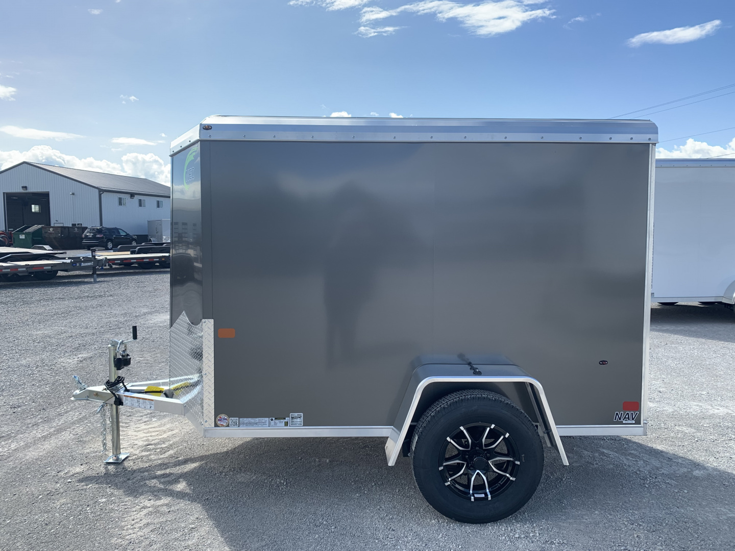 New 2026 NEO TRAILERS NAV85R6 (5' X 8') 2.5K V-Nose Cargo / Enclosed ...