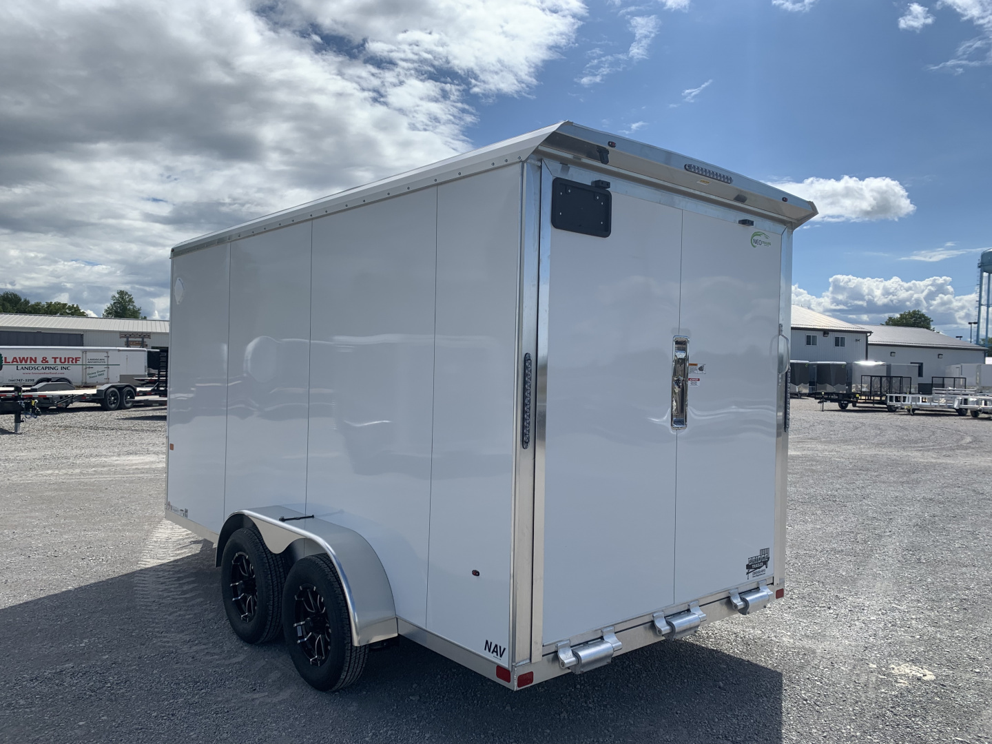 New 2026 NEO TRAILERS NAV147TR6 (7' X 14') 7K V-Nose Cargo / Enclosed ...