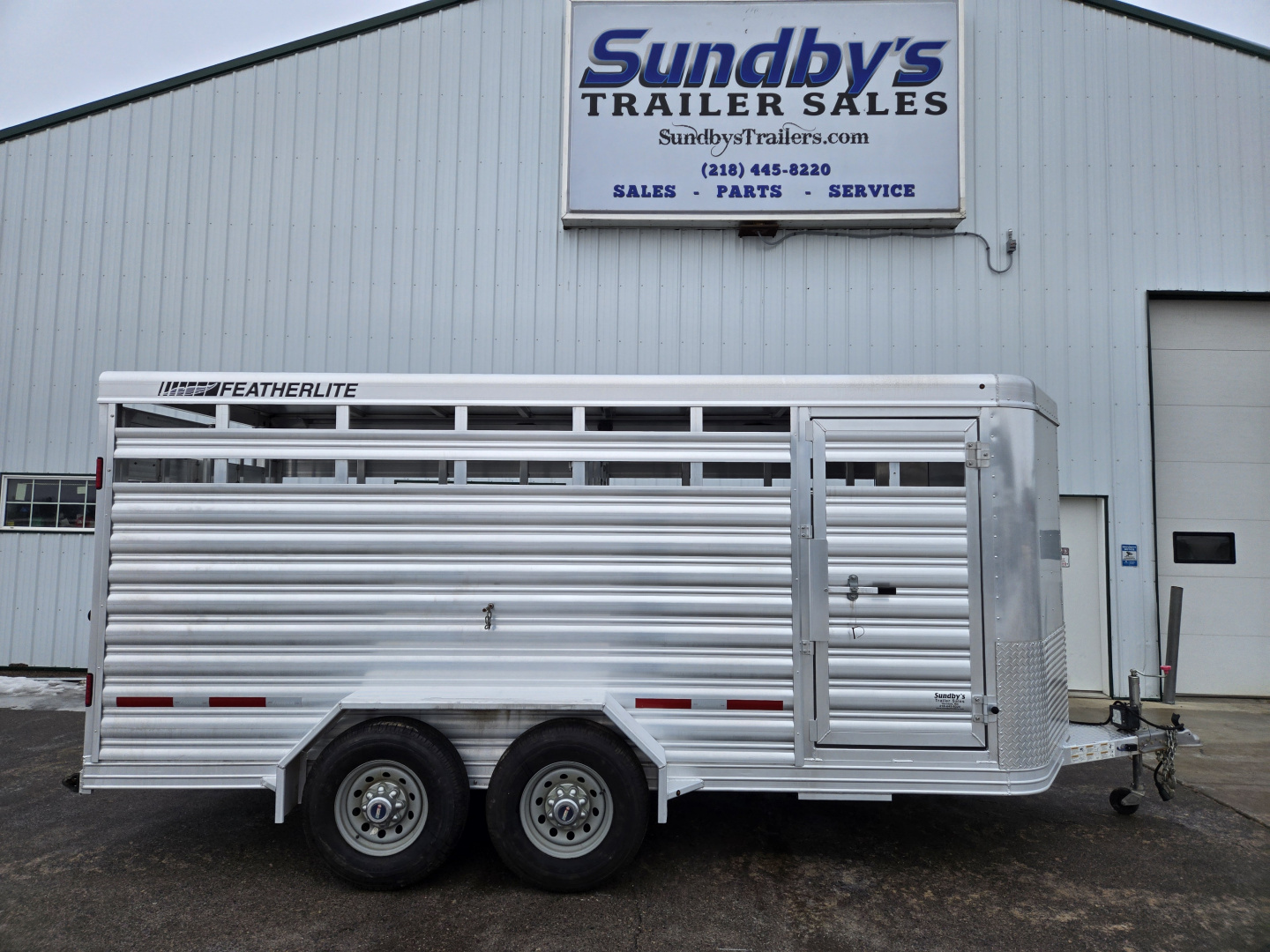 Used 2019 Featherlite Trailers Stock Trailer for sale in Verndale, MN