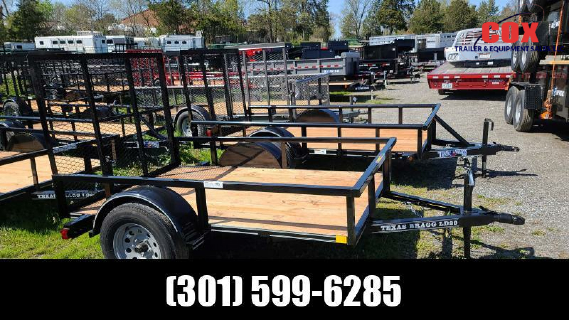 New 2022 Texas Bragg Trailers LD29 5ft wide series Utility Trailer for ...