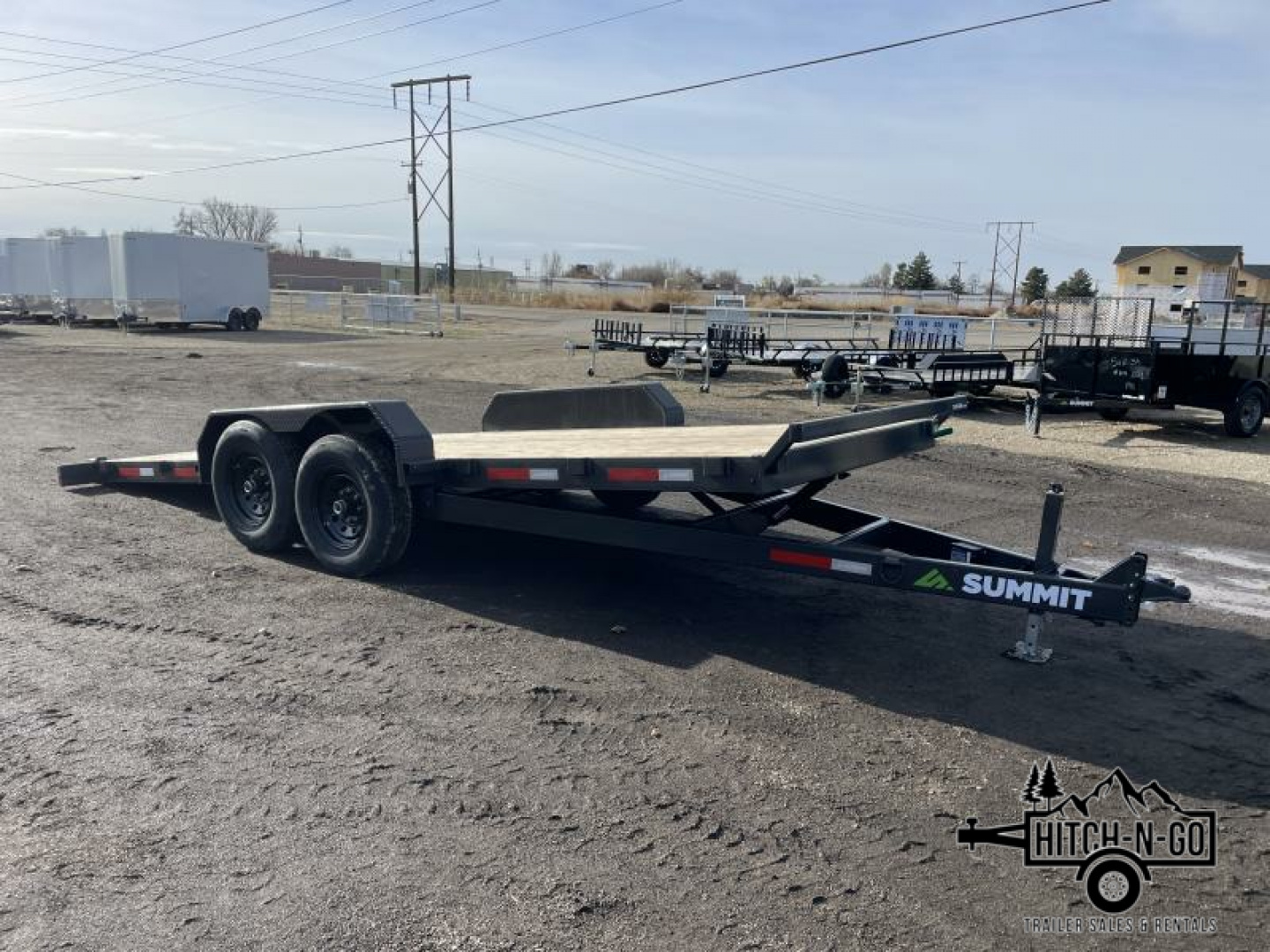 New 2025 Summit Cascade 7x18 14k Full Tilt Deck Equipment Trailer for ...