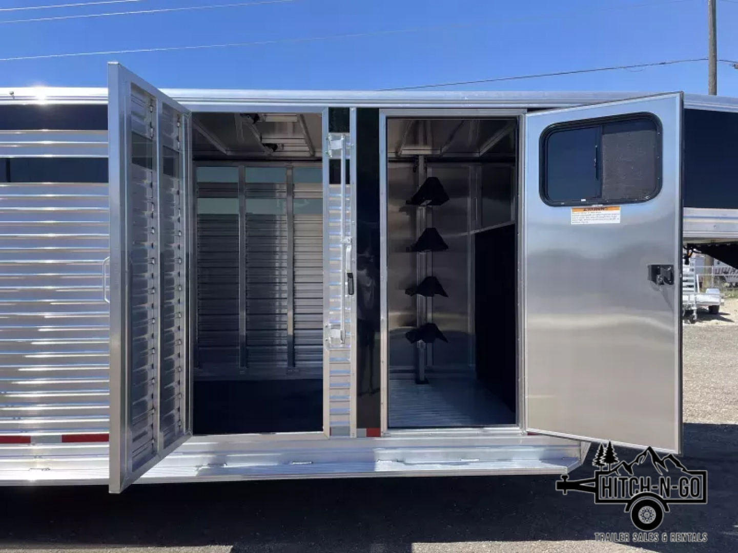 New 2025 Frontier 7x24 14k Aluminum Gooseneck Stock Combo Trailer for ...