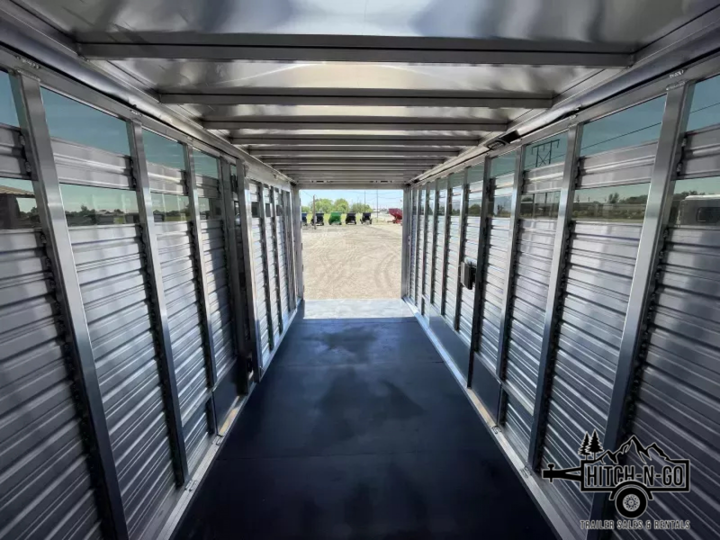 New 2025 Frontier 7x24 14k Aluminum Gooseneck Stock Combo Trailer for ...