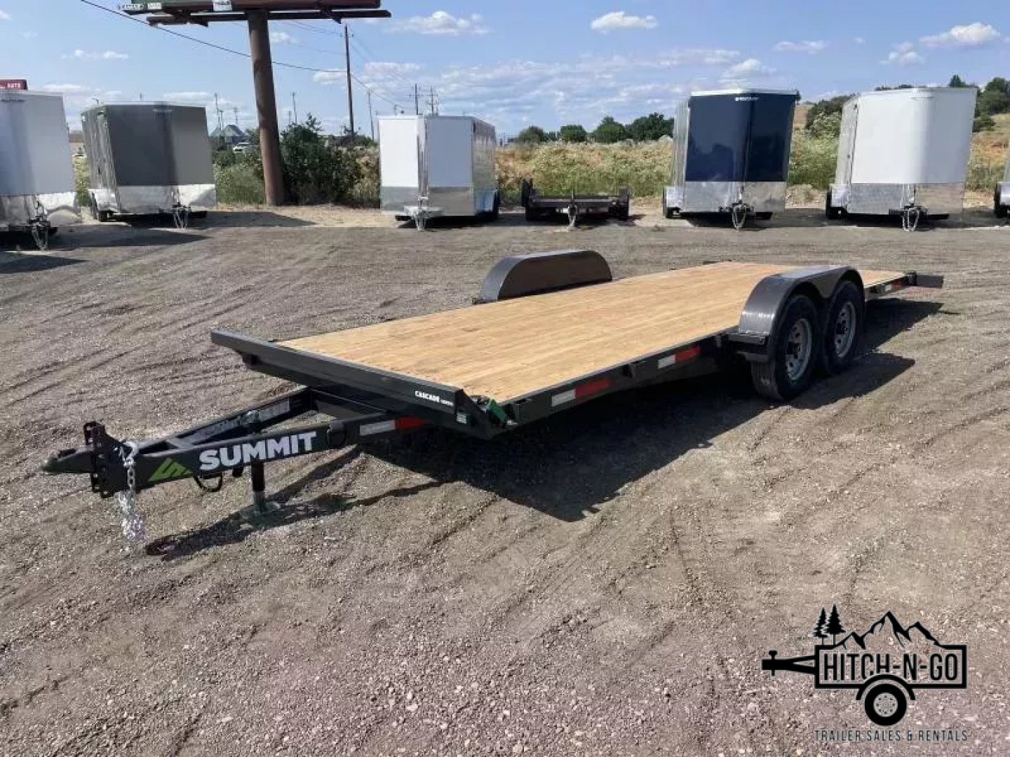 New 2026 Summit Cascade 7x20 10k Full Tilt Deck Trailer with Removable ...