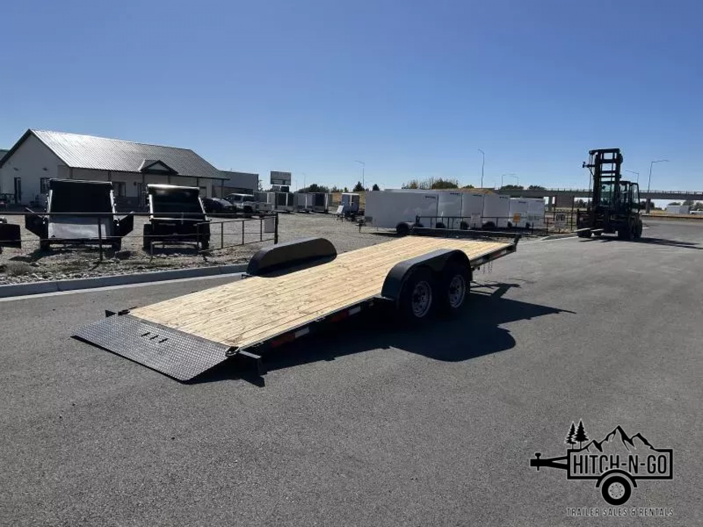 New 2025 Summit Cascade 7x18 10k Full Tilt Deck Trailer with Removable ...