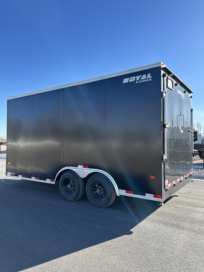 New 2026 Southland Royal 8x16+2 V-Nose Auto Carrier Cargo Trailer for ...