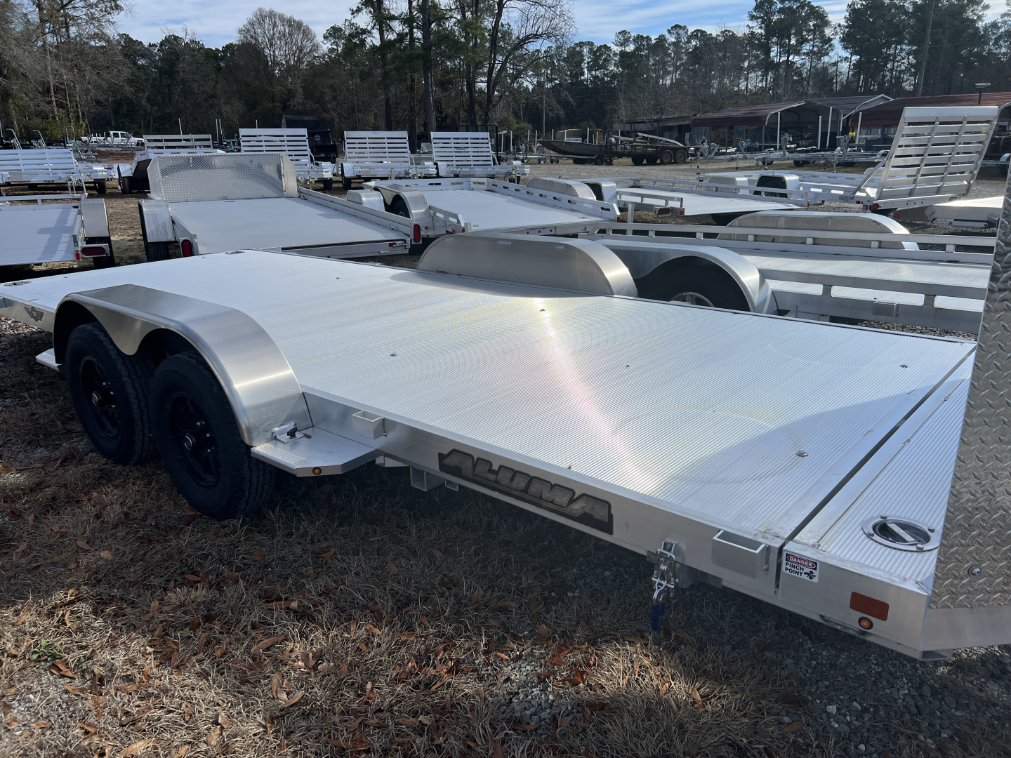 New 2026 Aluma 8218ANV-TILT-TA-EL-RTD Car Hauler for sale in Winnabow, NC