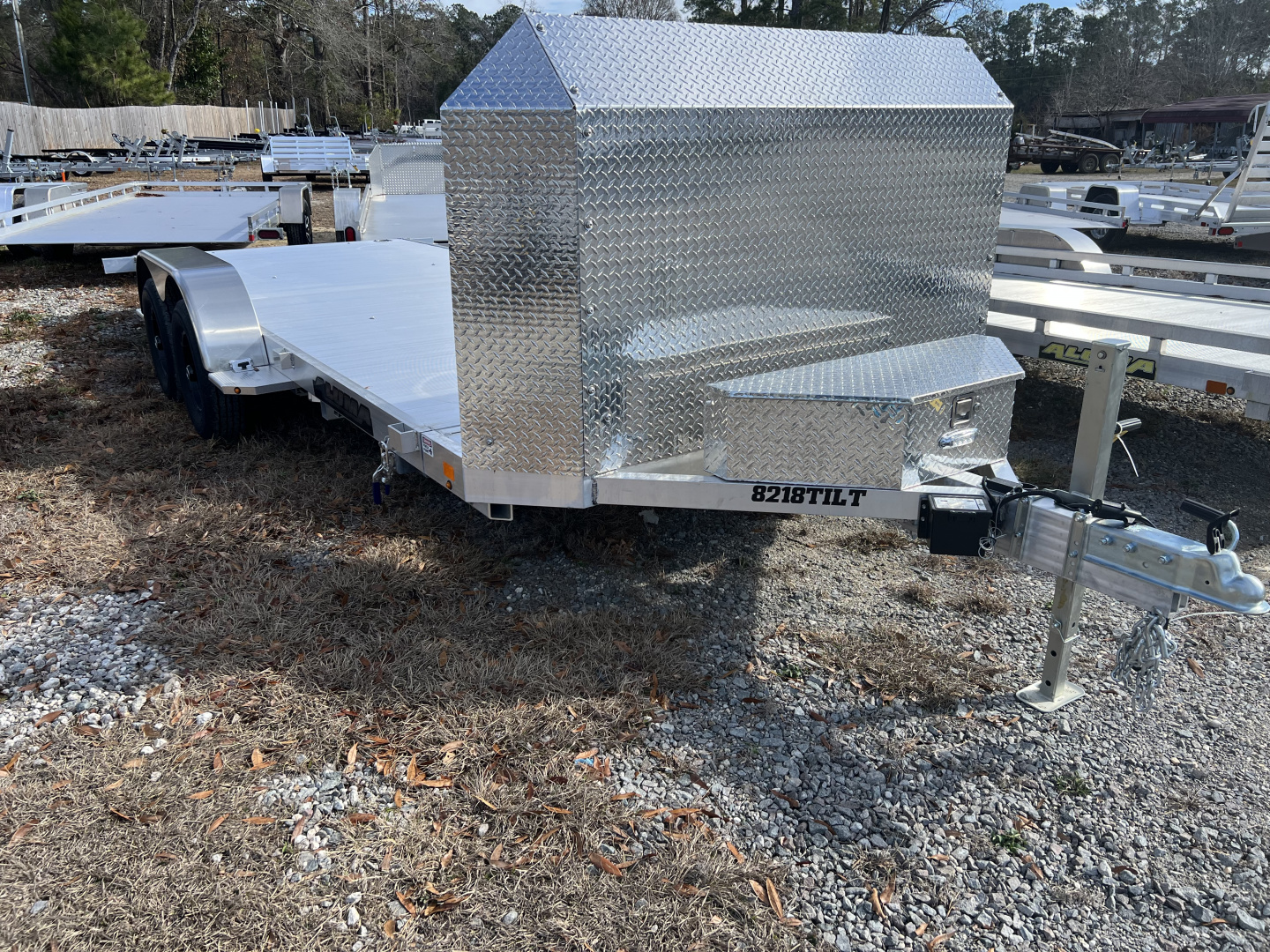 New 2026 Aluma 8218ANV-TILT-TA-EL-RTD Car Hauler for sale in Winnabow, NC