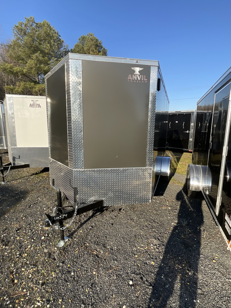 New 2026 Anvil 23815 7 x 12 charcoal Cargo / Enclosed Trailer for sale ...