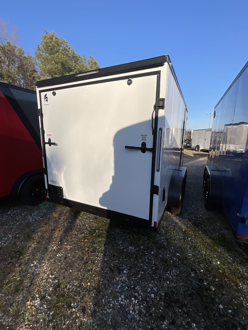 New 2026 Spartan 23818 7 x 14 white/blk Cargo / Enclosed Trailer for ...