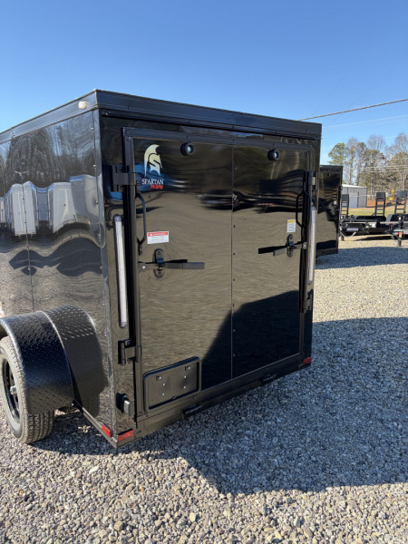 New 2026 Spartan 5X8 Enclosed Trailer, Side Door, Barlock, Polycor ...